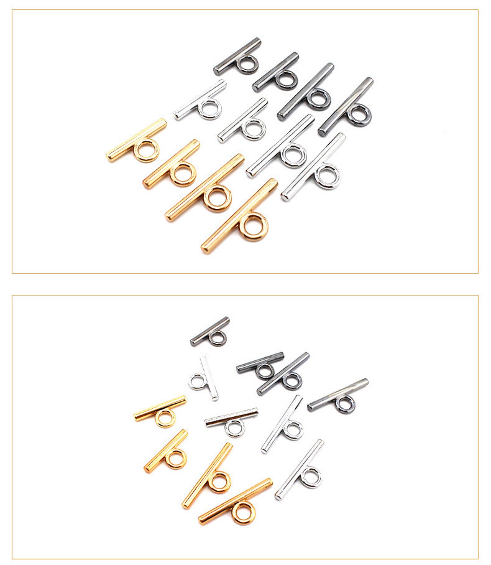 Alloy Metal Toggle Clasp 25 Mm 32mm 1 1/4" OI OT Strap Connector Top ...