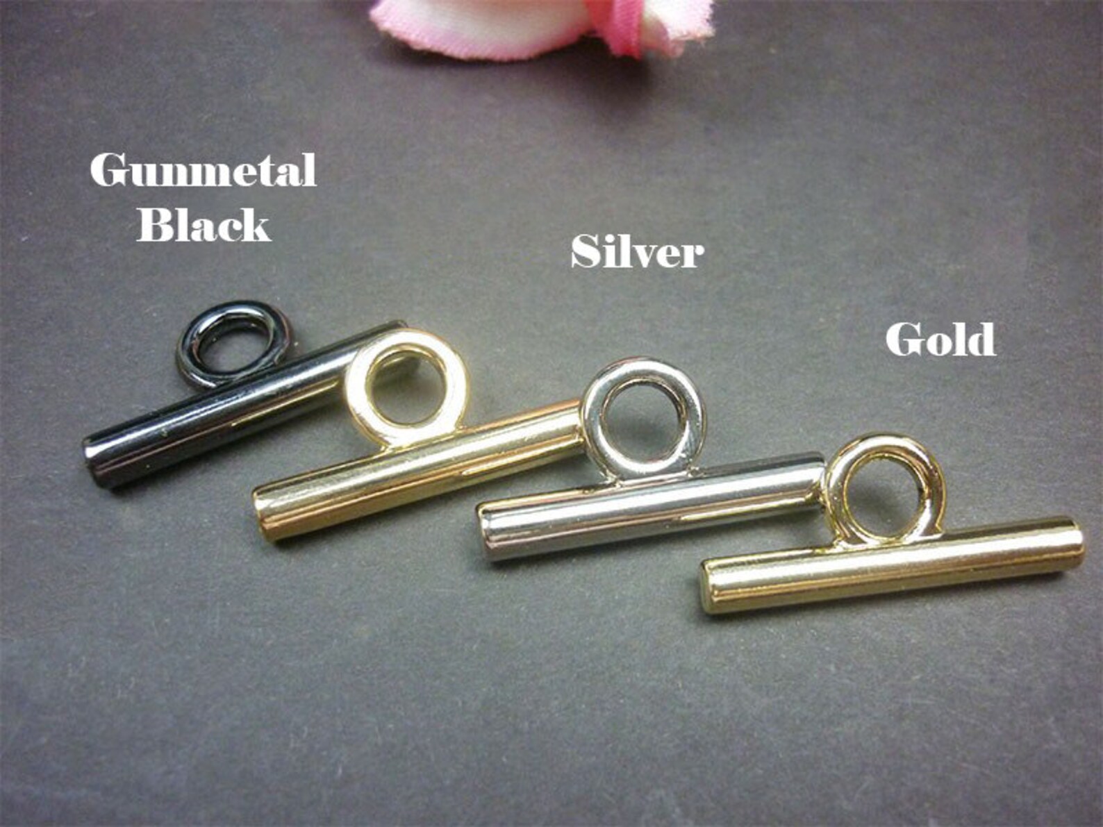 Alloy Metal Toggle Clasp 25 Mm 32mm 1 1/4" OI OT Strap Connector Top ...