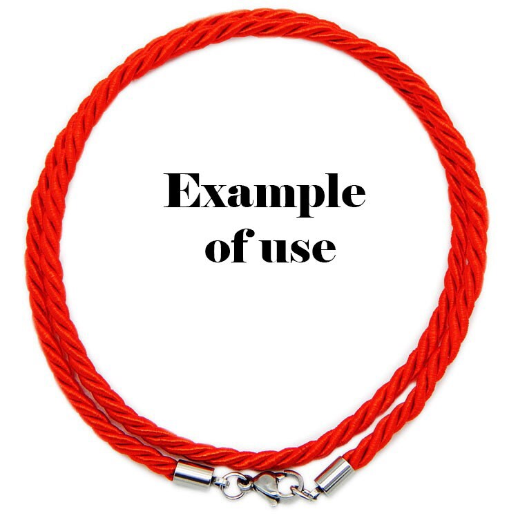 Sterling Silver Tube Cord Leather Chain Glue End Cap/Tips | Etsy