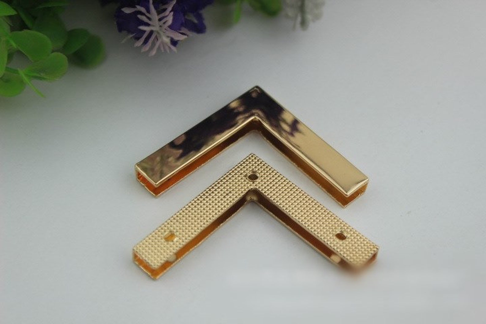 Bag Corner Protector Edging Frame 40mm 1 5/8" Leather Ribbon Strap Belt ...