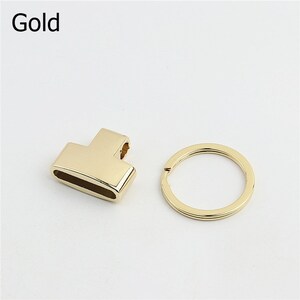 Key Fob End Cap Split Key Ring 1 Inch 25mm Key Chain Key Wristlet Charm ...