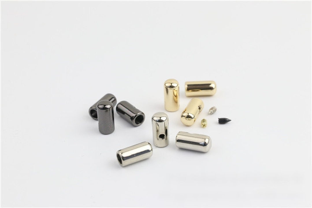 Cord Strap End Cap Handles Connector 1/8 Inch 4mm Lock Buckle Gold ...