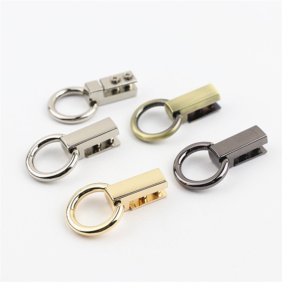 Strap Handles Connector 5/8 Inch 16mm Lock Buckle Gold Hardware Leather ...