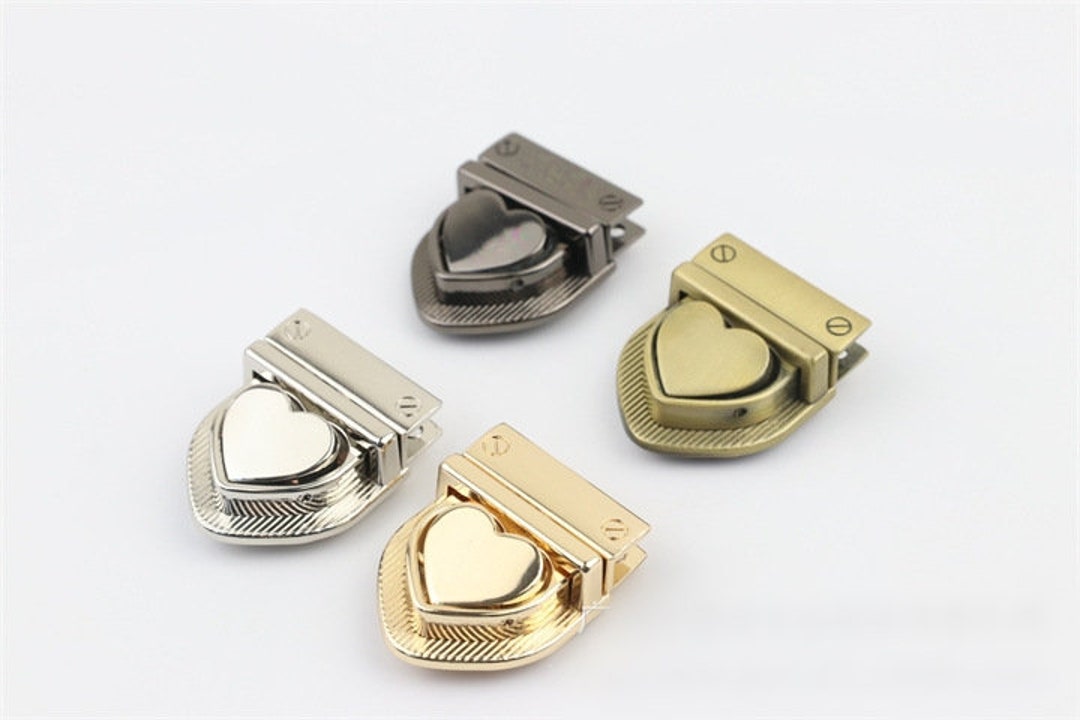 Thumb Lock 1 3/8" 36mm Purse Press Lock Tuck Tongue Clip Clasp Closure ...