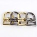 Swivel Lever Snap Hook 7/8" 21mm Metal Spring Push Gate Purse Clip ...