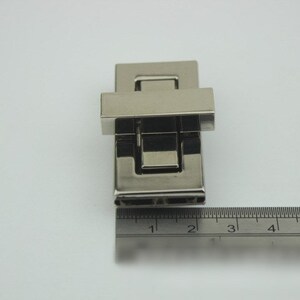 Rectangle Twist Turn Lock 32 44 50mm Charm Organizer Luggage Hardware ...