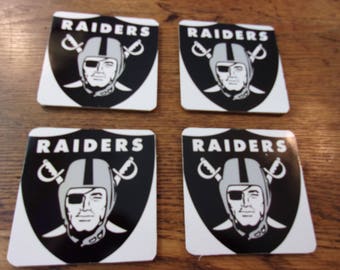 Raiders Drink Coaster - Etsy