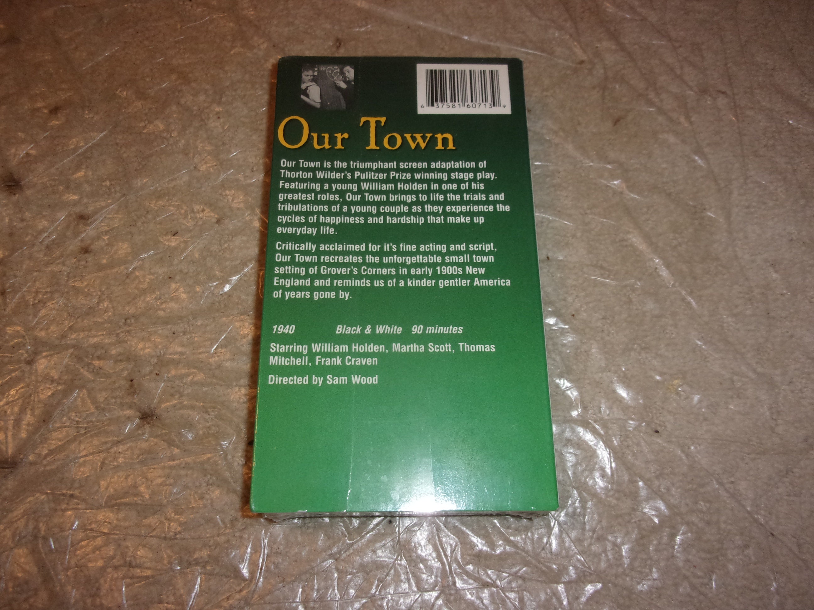 Our Town VHS New Unopened 1940 William Holden - Etsy