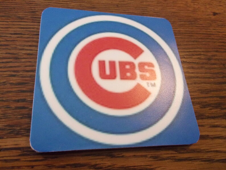 Set of 4 CHICAGO CUBS Drink Coasters NEW - Etsy