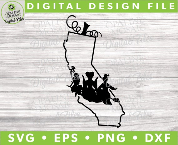 Hocus Pocus California State SVG Pumpkin Halloween SVG | Etsy