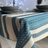 Ukrainian Tablecloth Christmas Linen Table Covering Made in Ukraine - Etsy