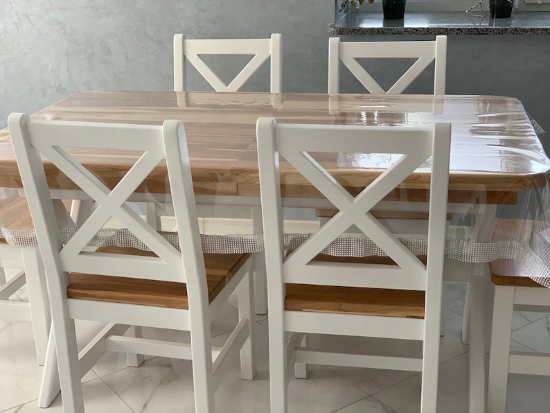 Clear Tablecloth Silicone Waterproof, Custom Tablecloth for Your Table ...