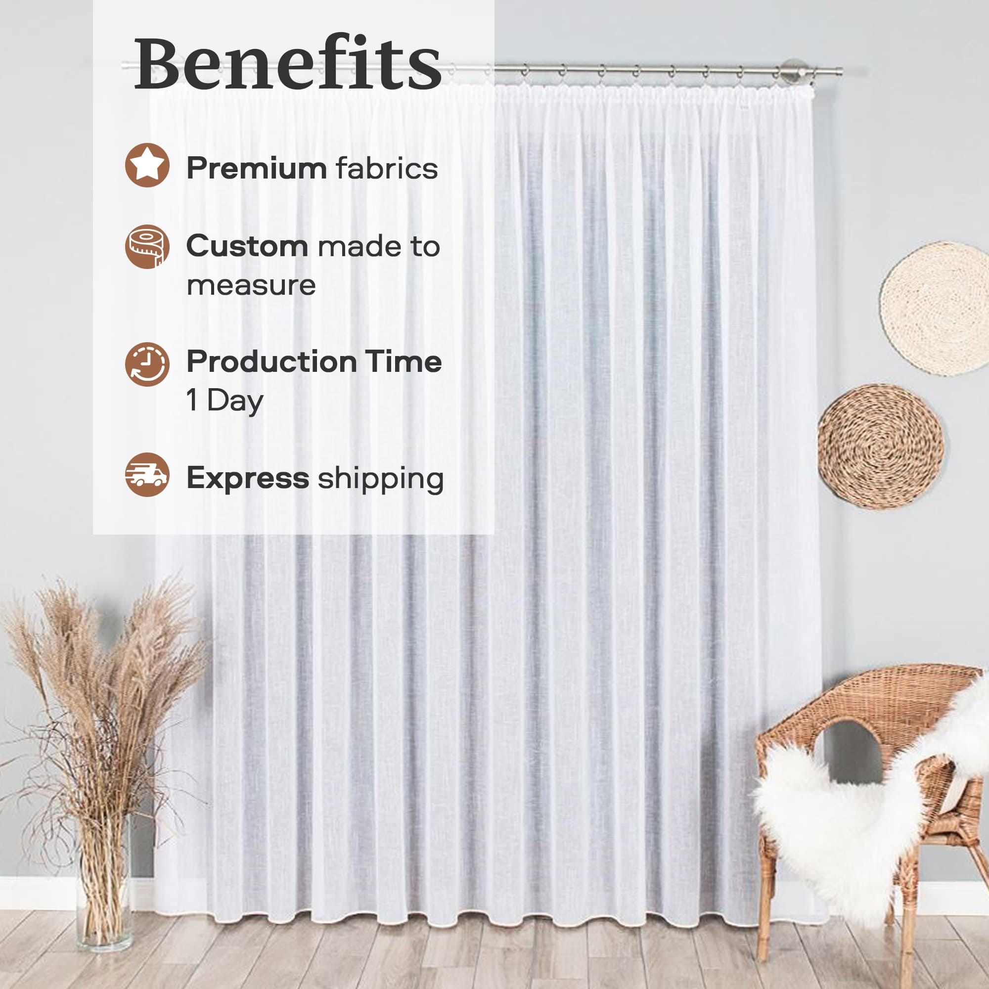 Custom Sheer Drapery Panels With Gorgeous Bottom Embroidery, Handmade ...