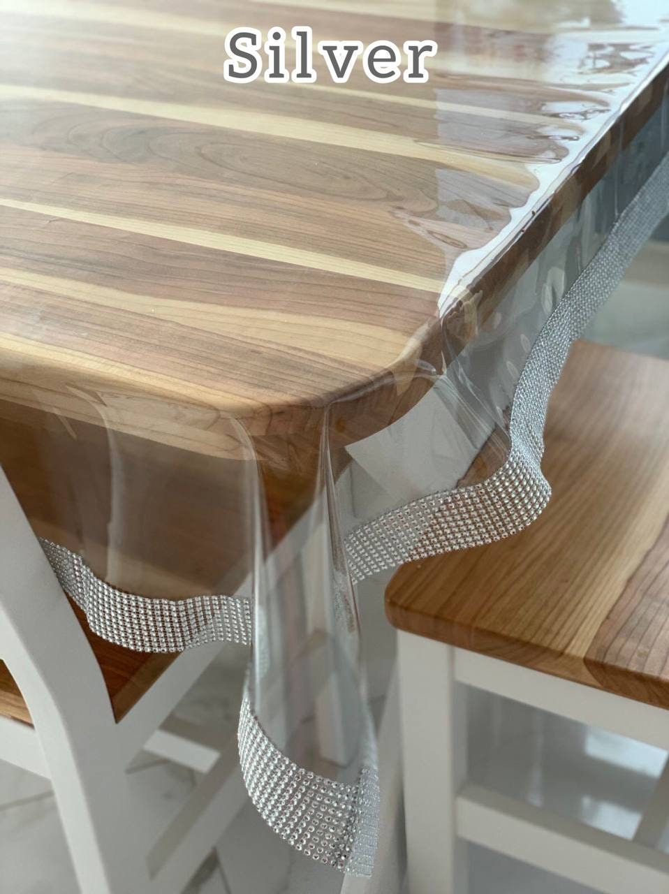 Clear Tablecloth Silicone Waterproof, Custom Tablecloth for Your Table ...