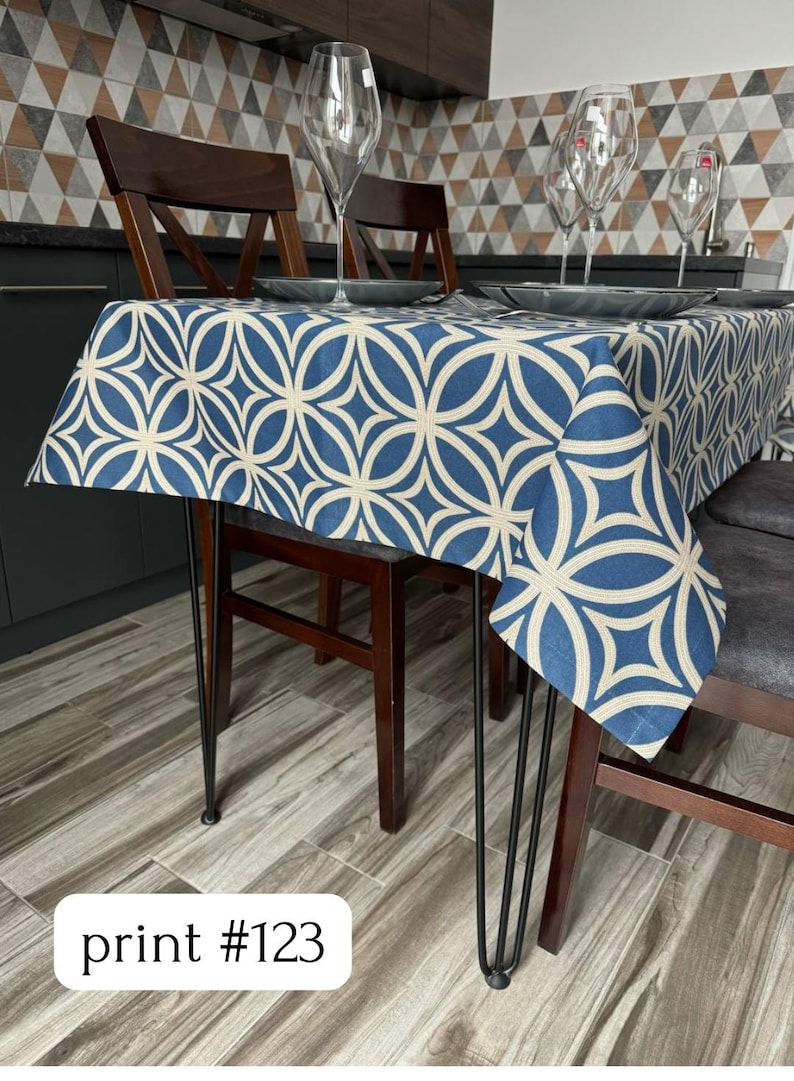 Waterproof Tablecloth Cottagecore Decor. This Effect Retains Liquids on ...