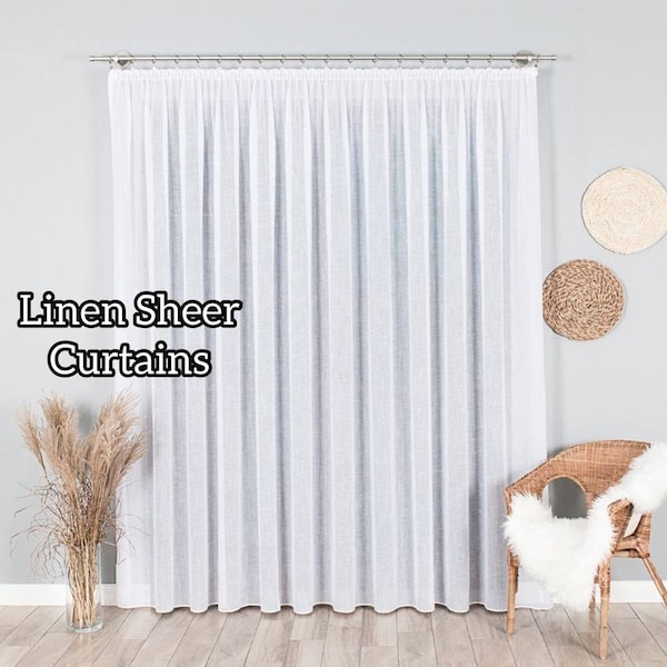 Sheer Curtains - Etsy