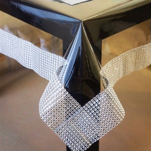 Clear Tablecloth Silicone Waterproof, Custom Tablecloth for Your Table ...