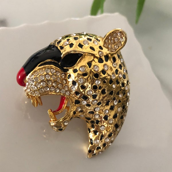 Leopard Brooch Pin - Etsy