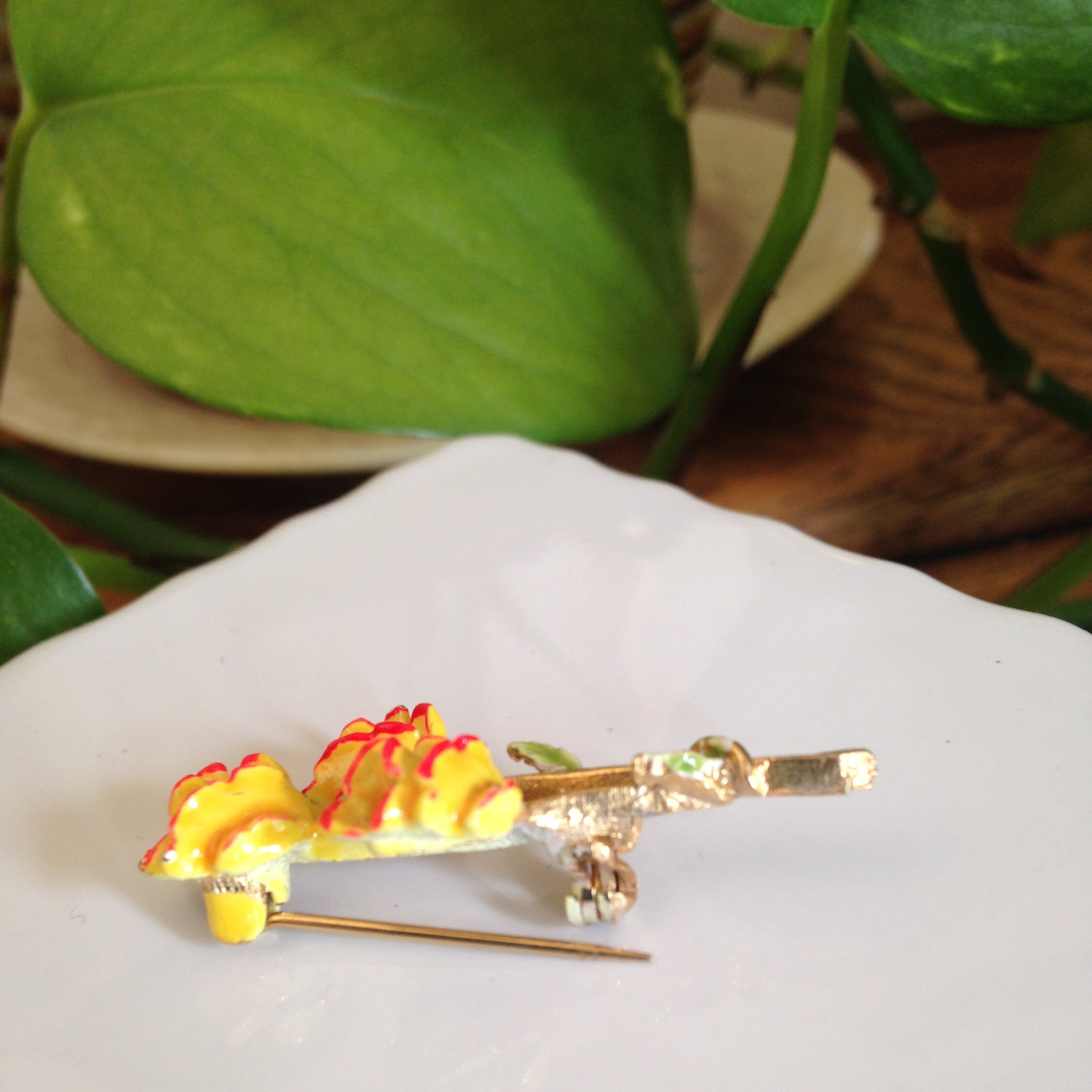 Vintage Flower Pin Mod Flower Pin ART Jewelry - Etsy