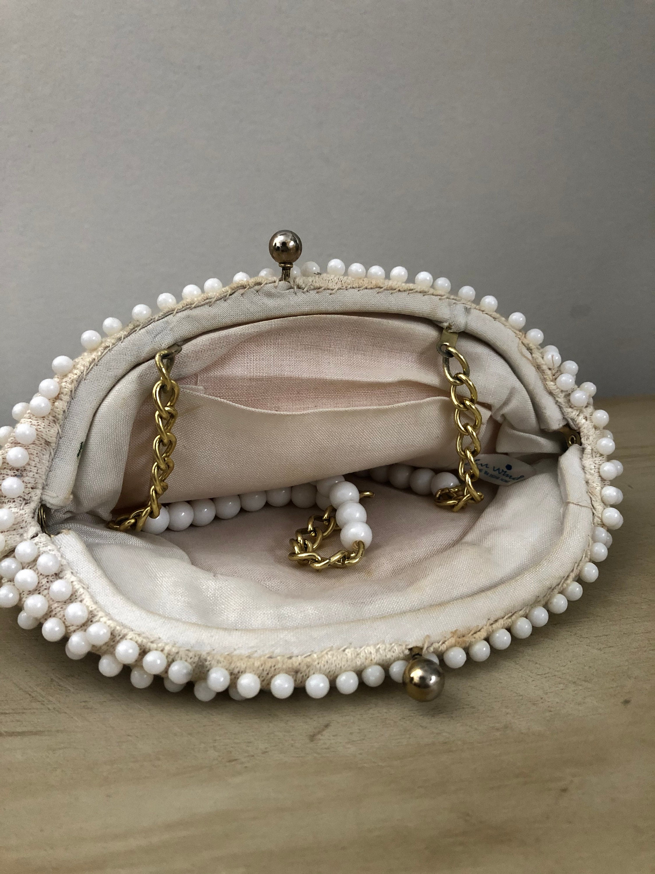 John Wind Purse Vintage Beaded Purse 1960's Purse Boho - Etsy España