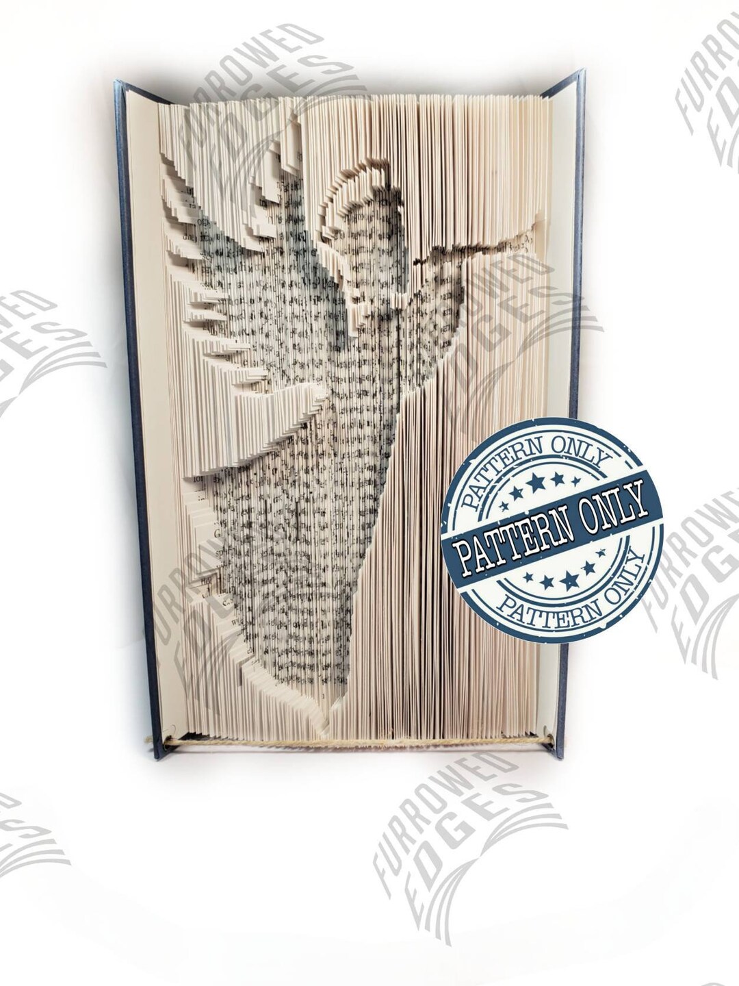 Christmas Angel - Cut & Fold Bookfold Pattern - Instant Download - Etsy ...