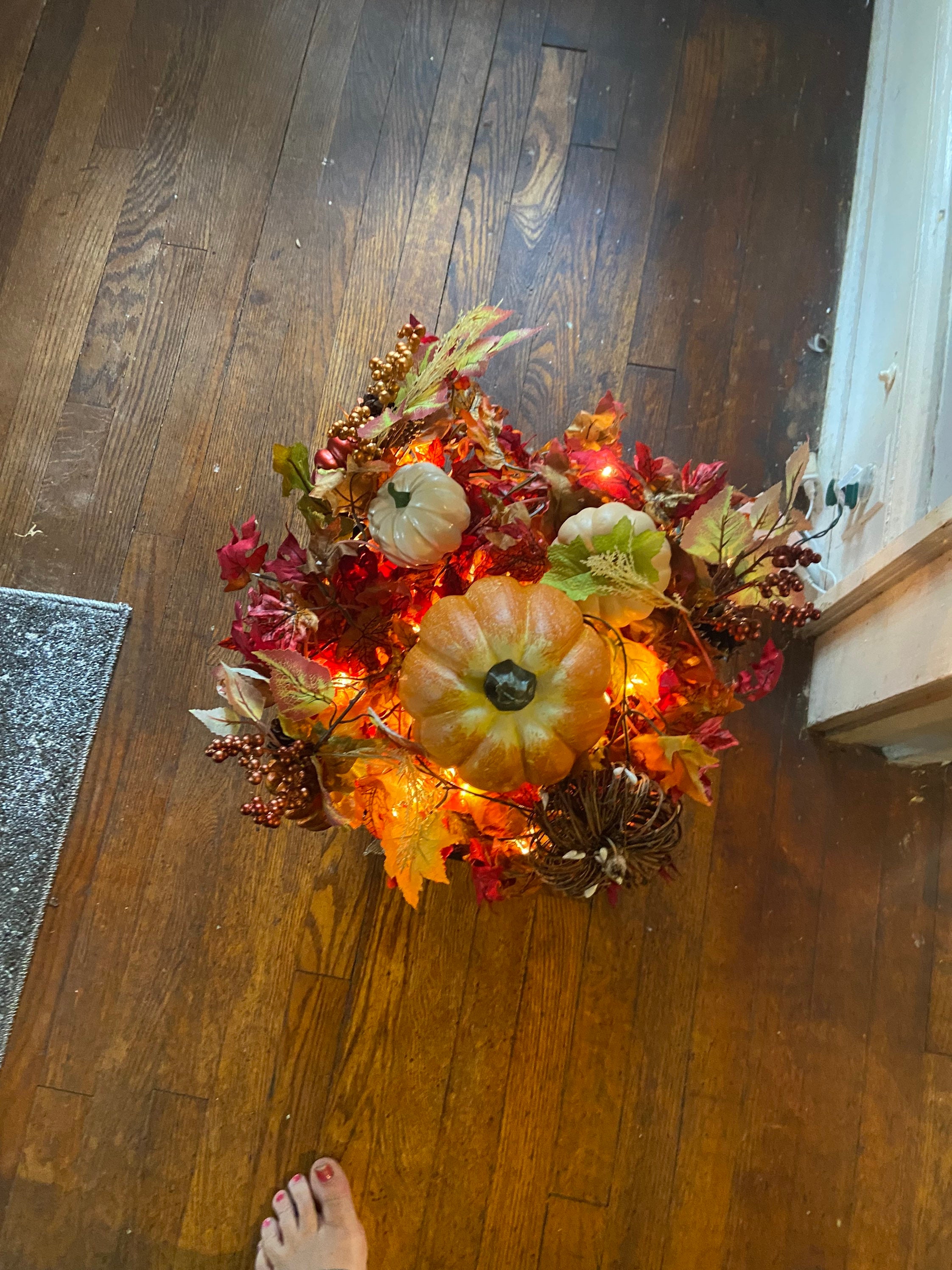 Fall Porch Basket. Beautiful for Fall - Etsy