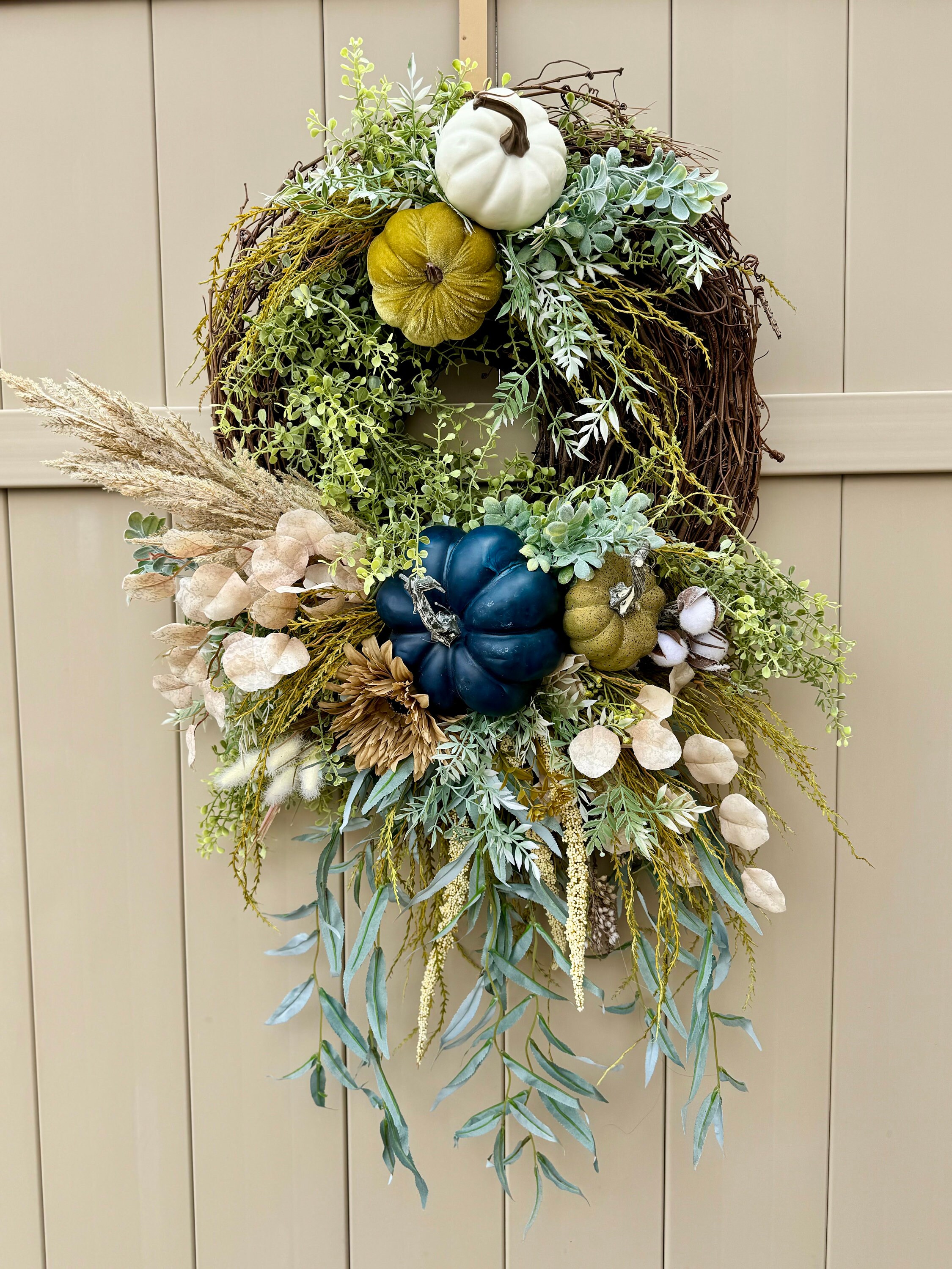 Farmhouse Fall Wreath,shabby Chic Fall Wreath,wreath for Fall,fall ...