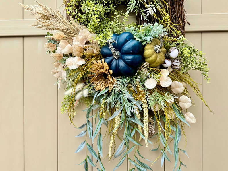 Farmhouse Fall Wreath,shabby Chic Fall Wreath,wreath for Fall,fall ...