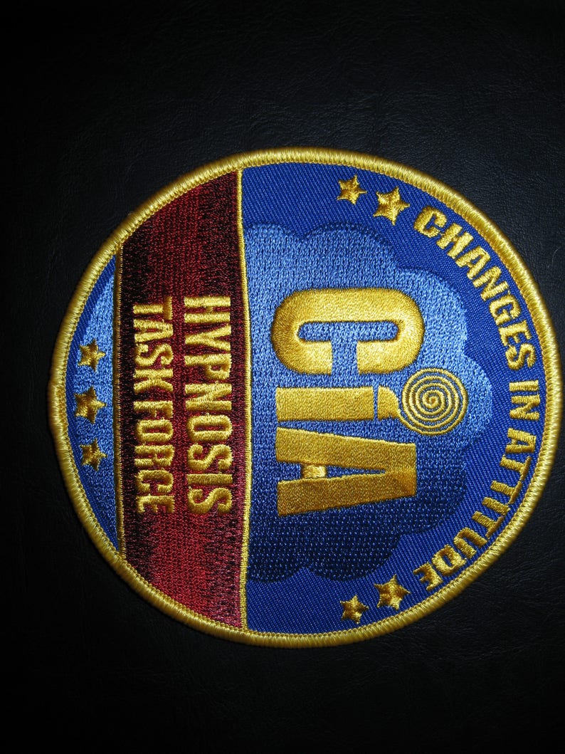CIA Hypnosis Task Force 4" Custom Novelty Patch Amazing Quality - Etsy