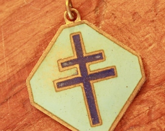Cross of Lorraine Magnum PI Team Pendant Sterling Silver 925 - Etsy
