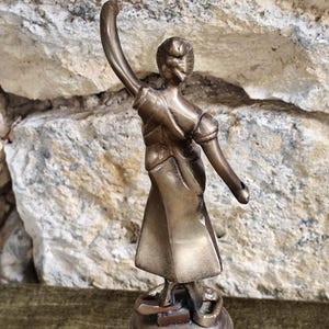Brass Woman Statue - Etsy