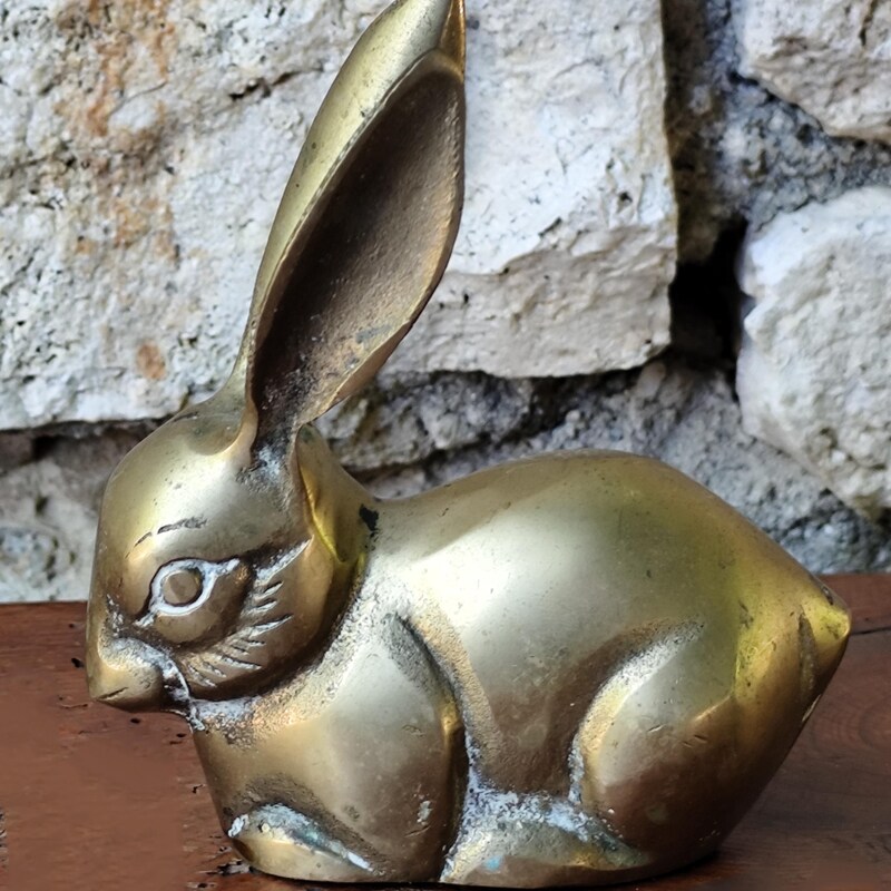 Brass Rabbit - Etsy