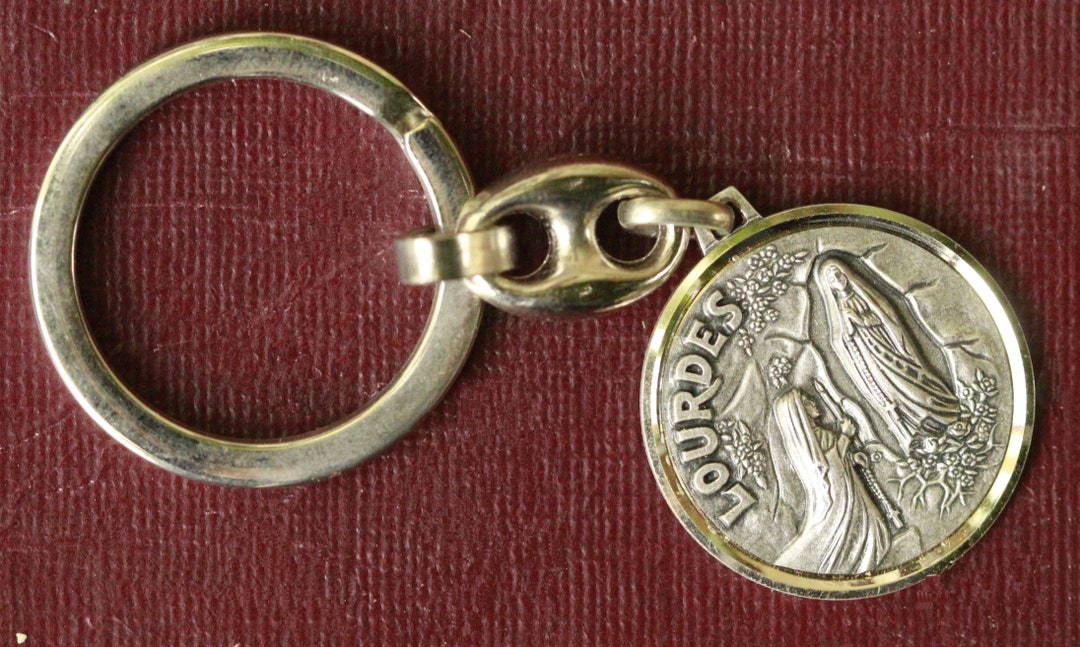 Lourdes Keychain - Etsy
