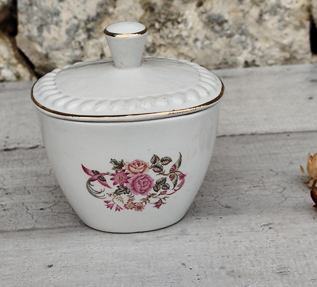 Antique Lunéville Badonviller KG France Ceramic Sugar Bowl - Etsy