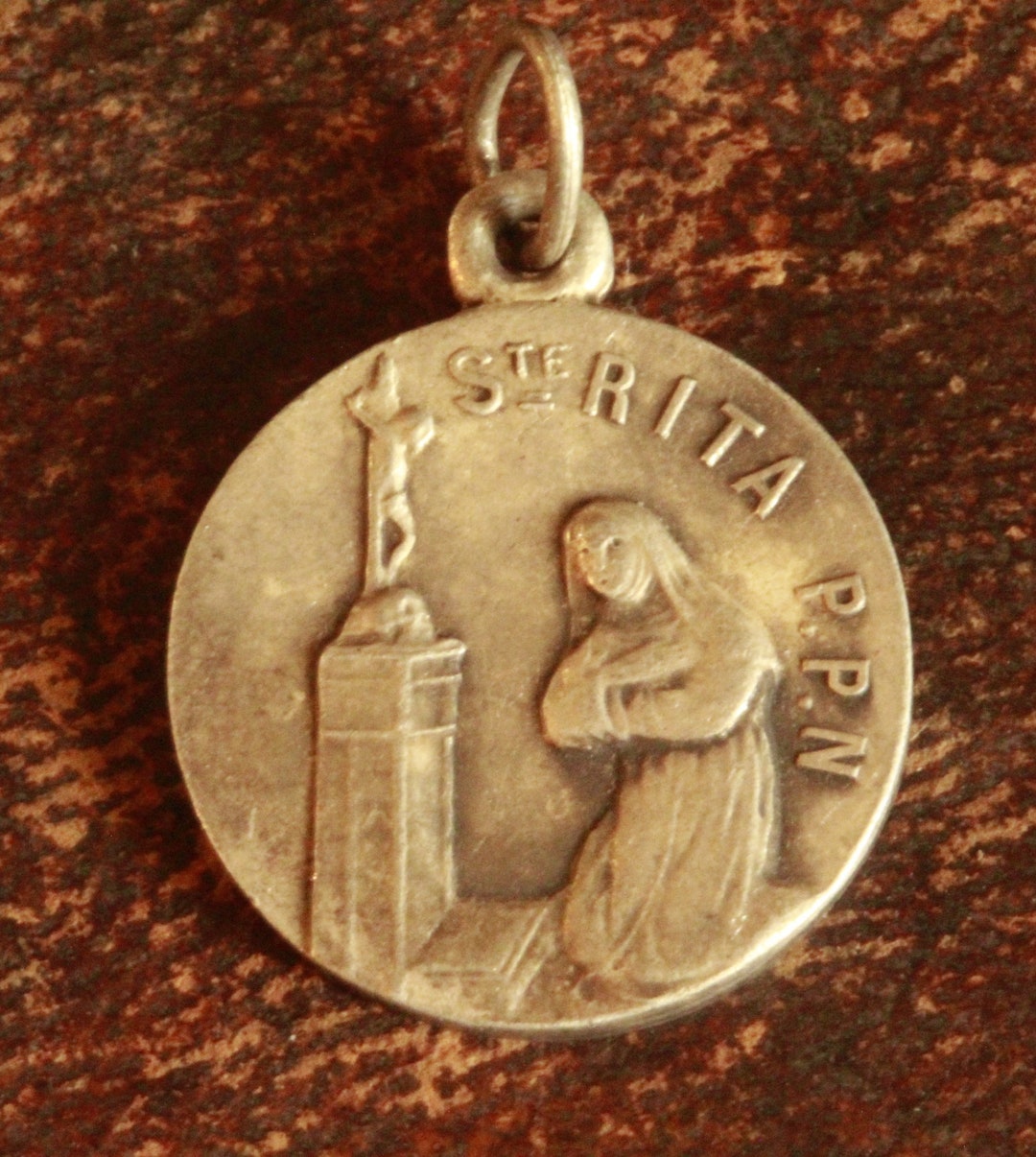 Rare Saint Rita Medal - Etsy