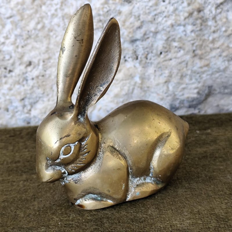 Brass Rabbit - Etsy