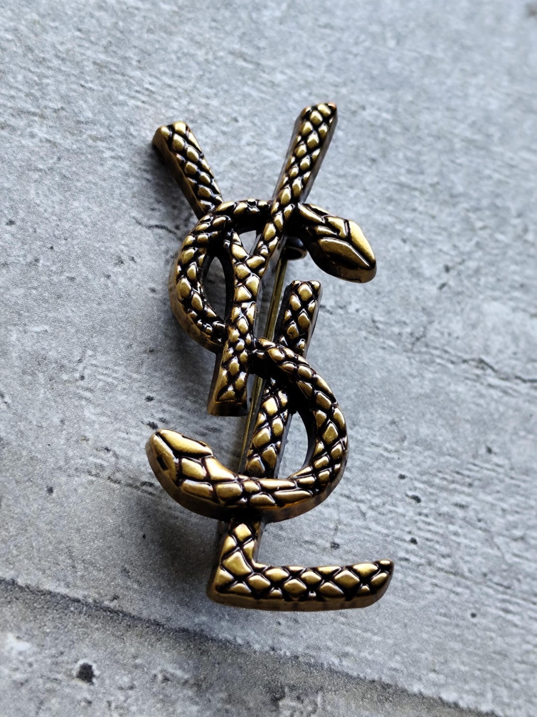 Rare Yves Saint Laurent Snake Brooch - Etsy