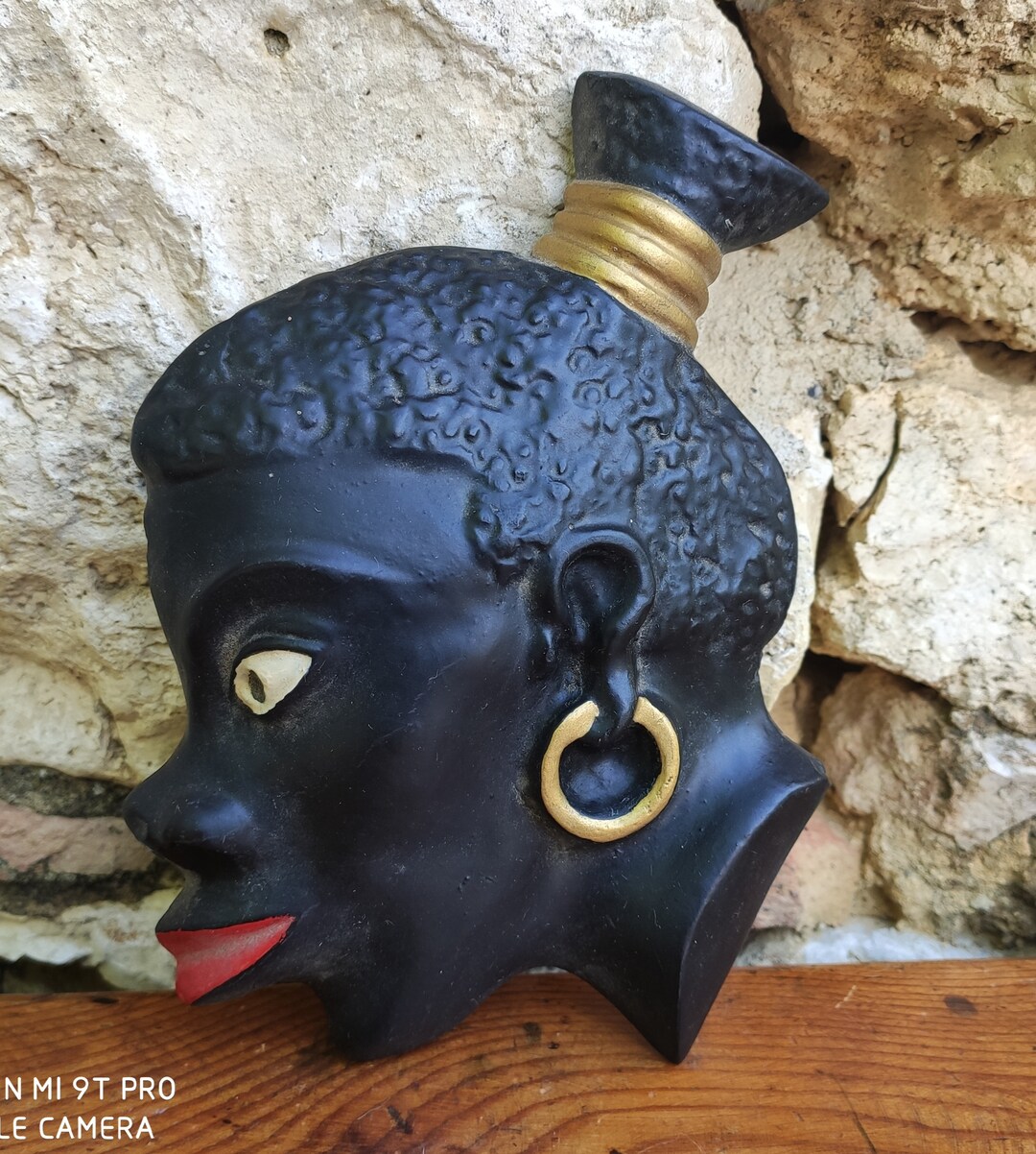 Old African Plaster Head From the 1950s - Etsy