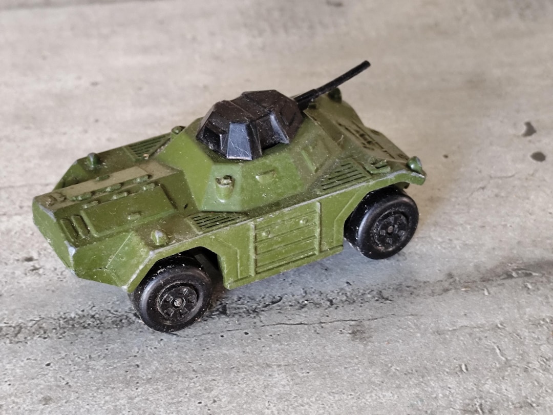 Vintage Matchbox 1973 Weasel Tank Toy - Etsy