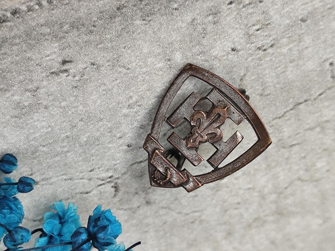 Vintage Scouts of France Badge, Scouts of France Pin From the 1950s ...
