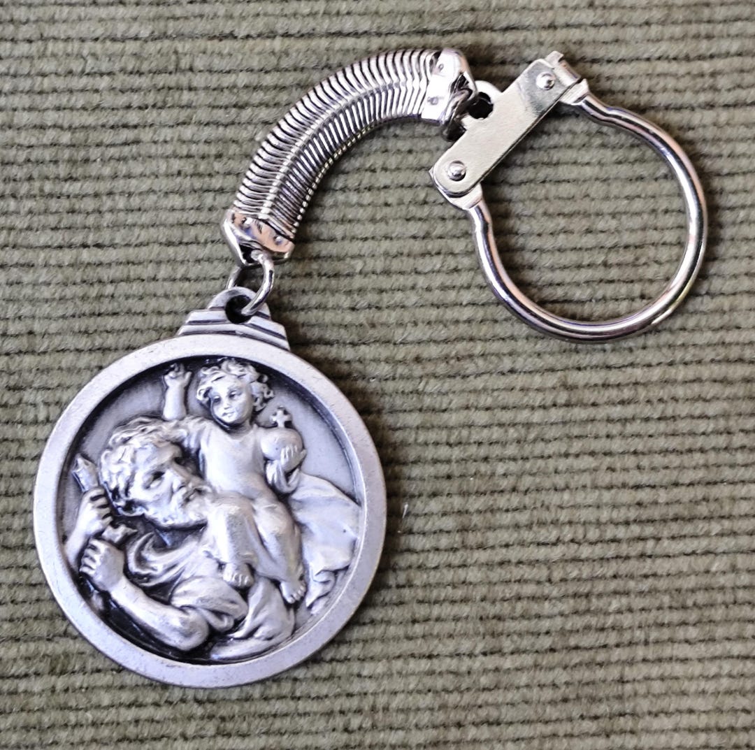 Saint Christopher Keyring - Etsy