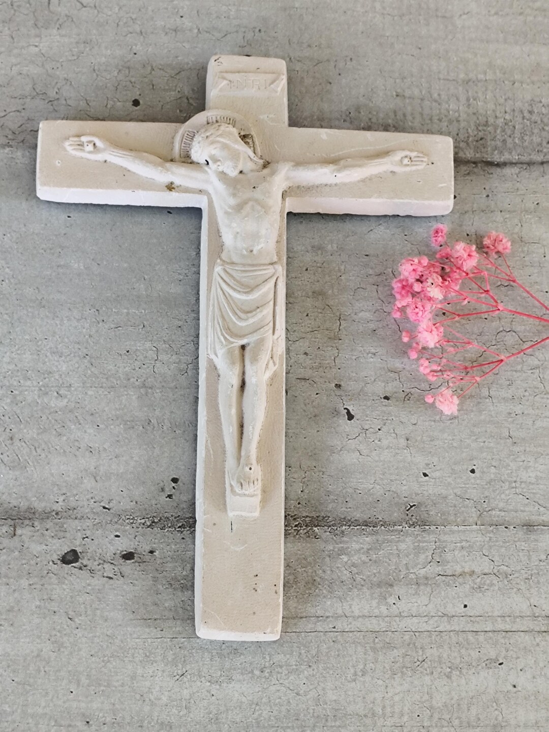 Antique Plaster Wall Crucifix Jesus Christ - Etsy