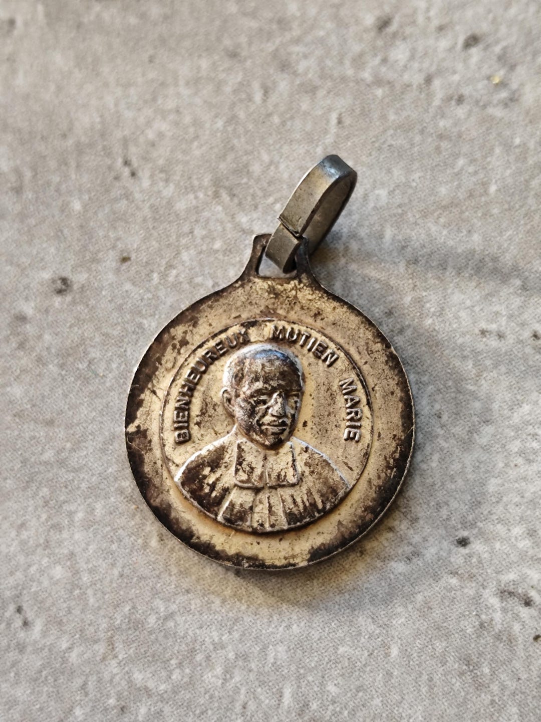 Antique Religious Medal Blessed Mutien Marie and the Virgin Mary - Etsy