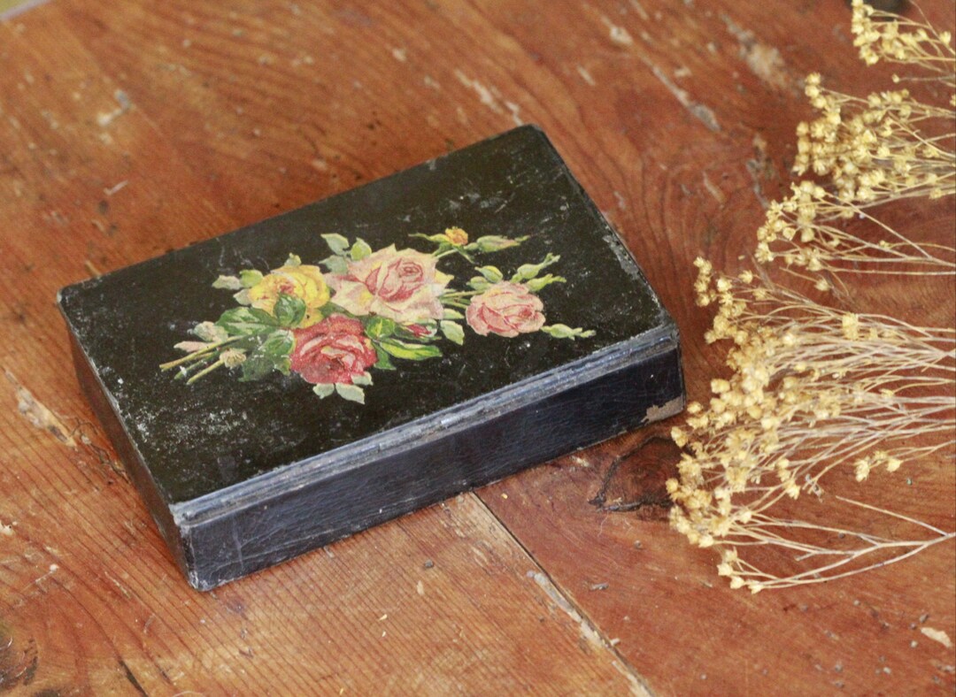Napoleon III Paper Mache Box - Etsy