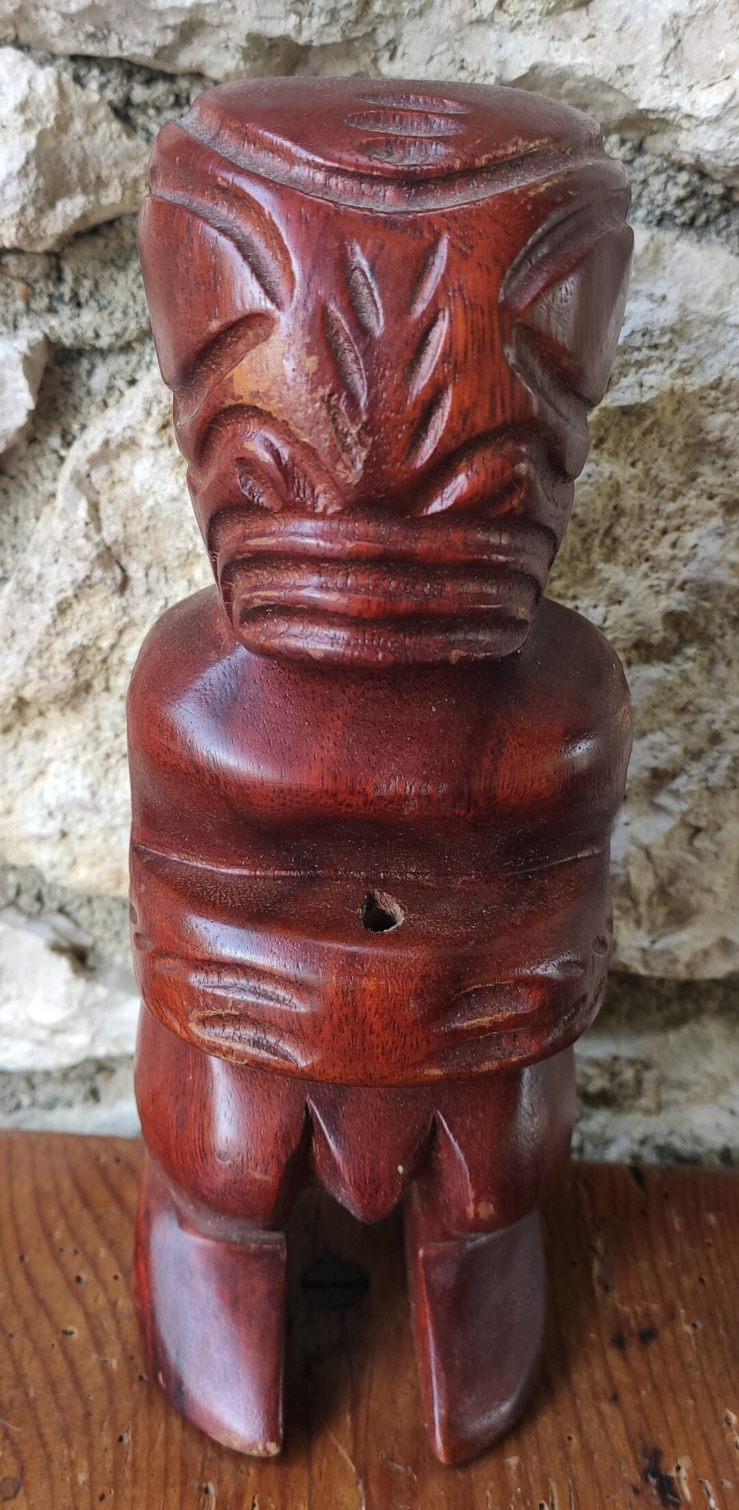 Vintage Tahitian Tiki Totem - Etsy