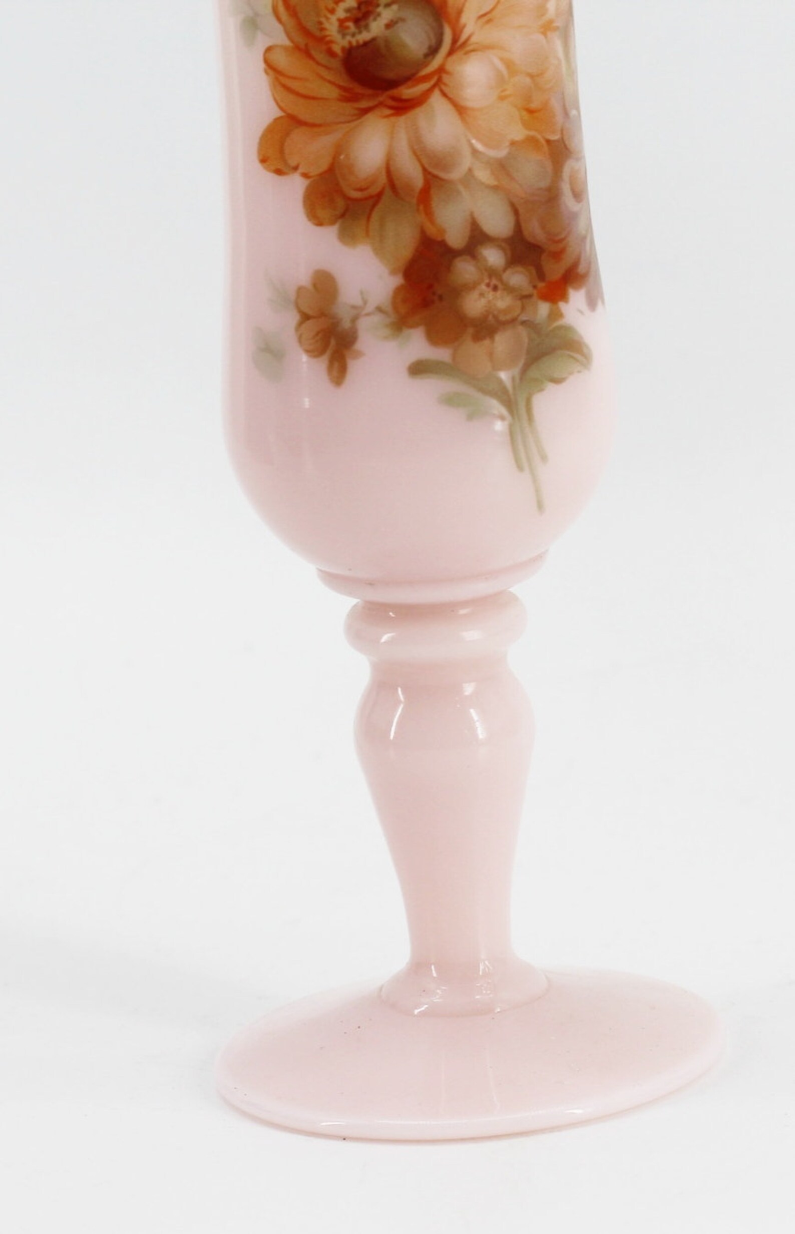 Vase en opaline rose - Etsy France