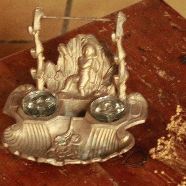 Antique School Desk With Inkwell (You'll Love) - Etsy