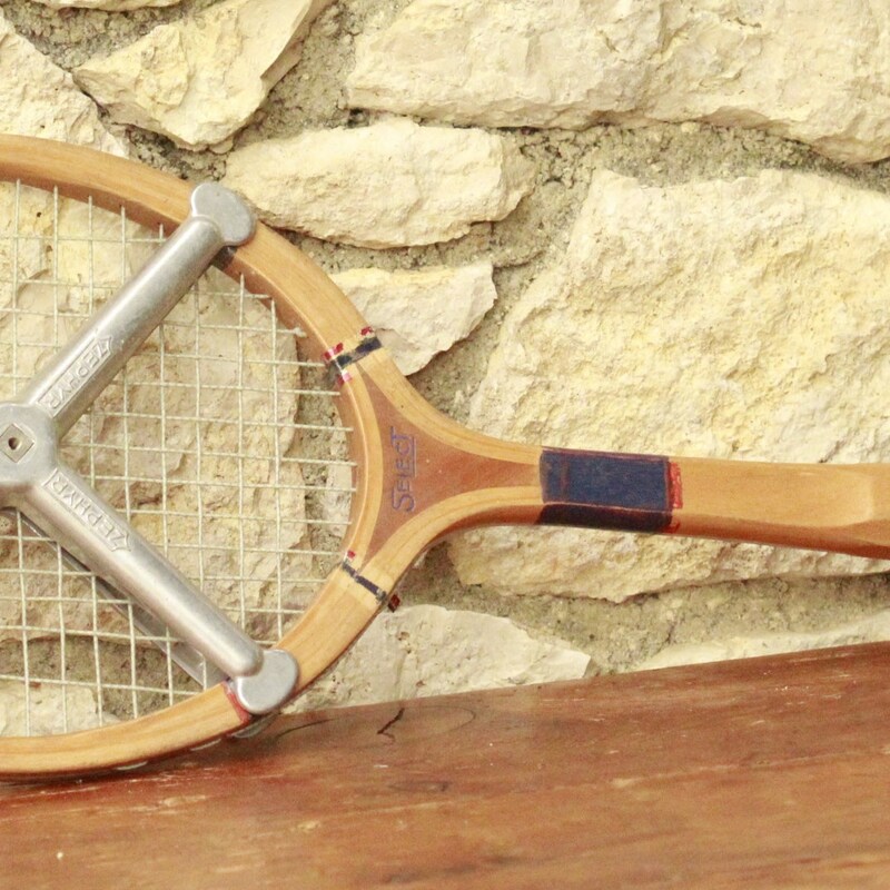 Wooden Tennis Racket - Etsy