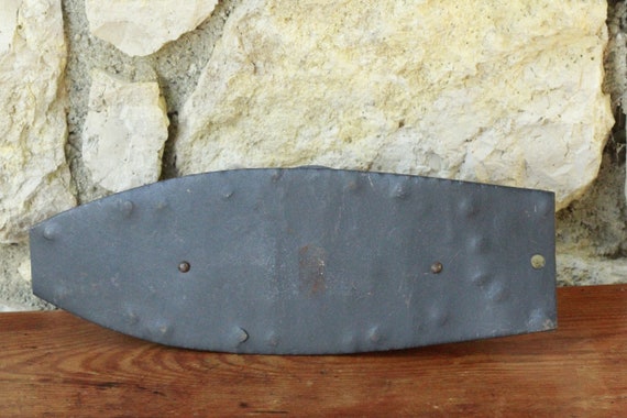 rare wooden clog with iron plate underneath - Gem