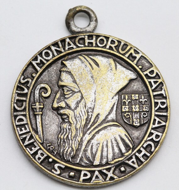 Rare Py Saint Benedict Medal | Etsy